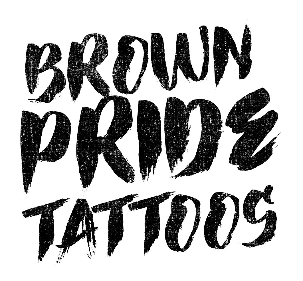 Classic Brown Pride Tattoo Logo – Brown Pride Tattoo Shop